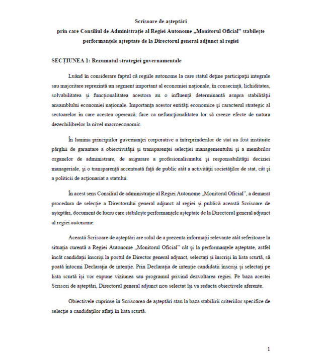 Conducere - Monitorul Oficial al României